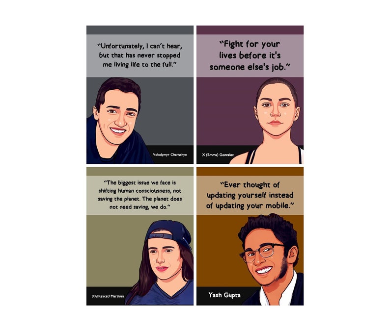 28 Kids Who Changed the World, Printable Classroom Posters, Influential ...