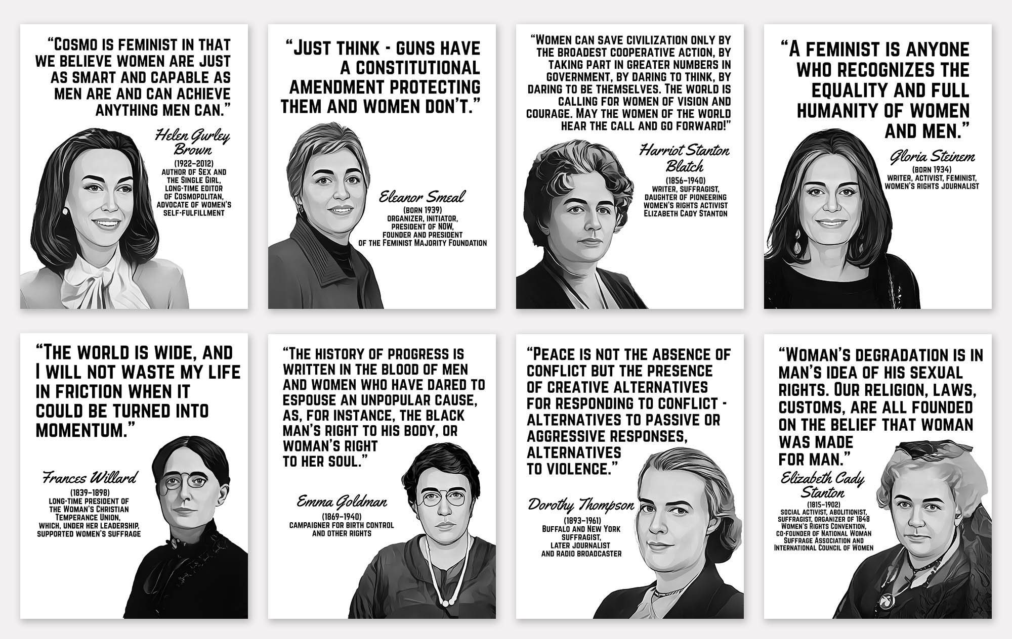 Women's History Month Posters Decor, American History, Famous Women ...