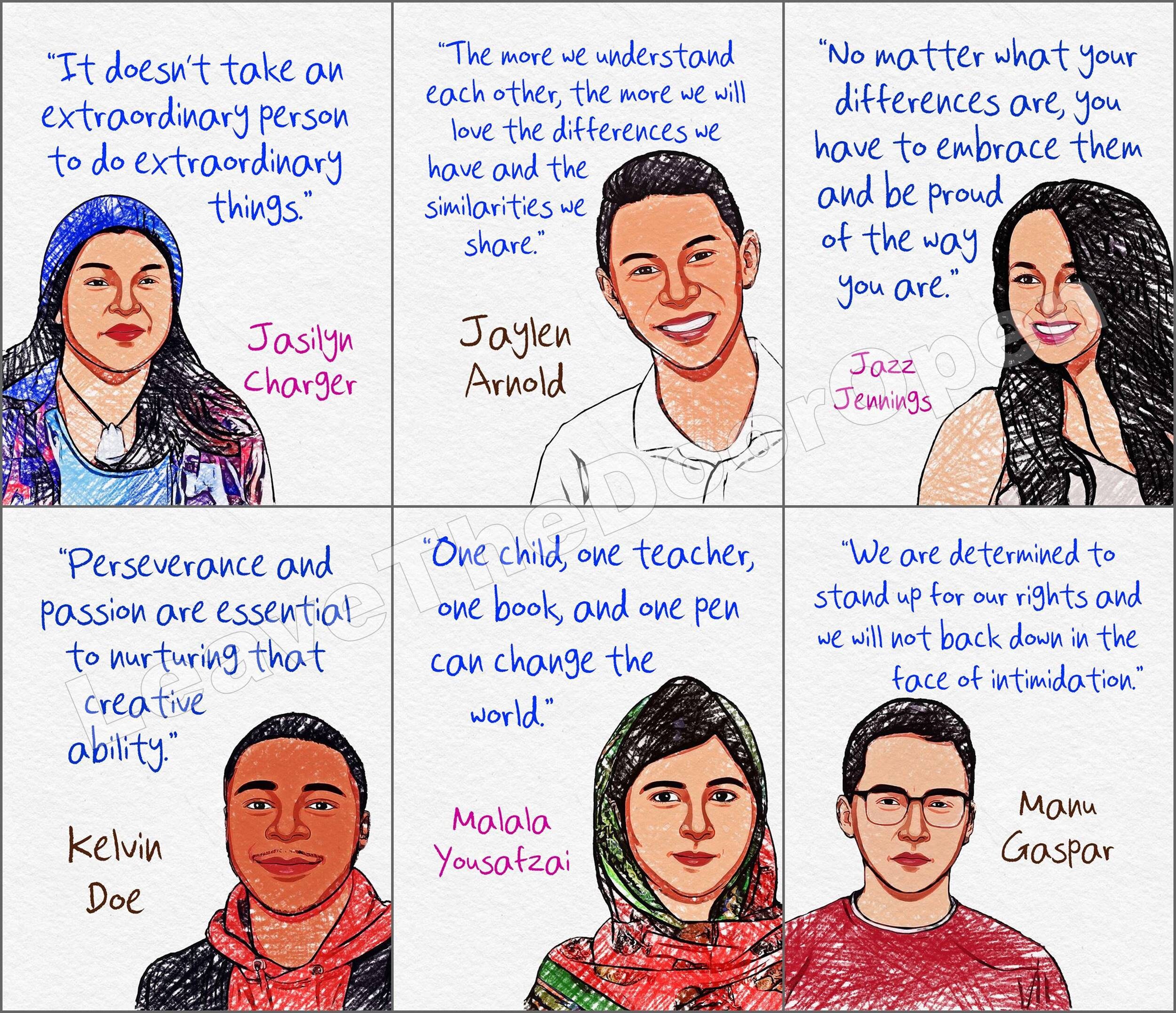 Kids Who Changed the World, 28 Printable Posters,elementary Classroom ...