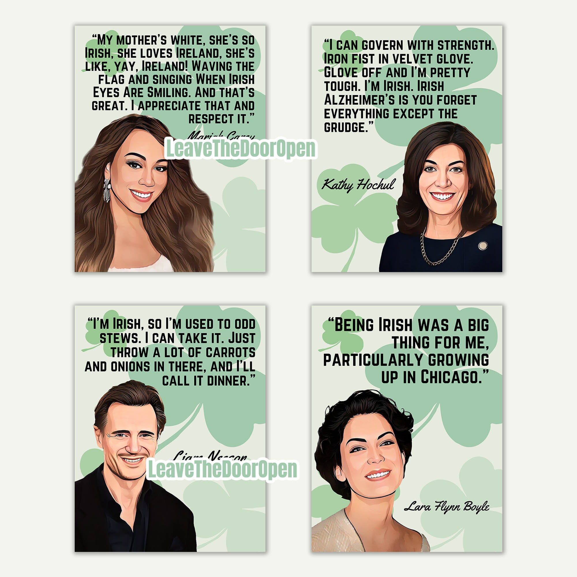 20 Famous Irish Americans Quotes, Irish American Heritage Month, Saint ...