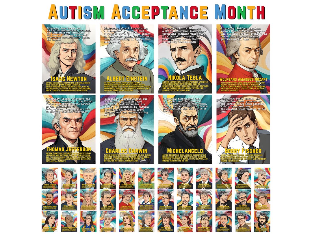 44 Neurodiverse Autistic Leaders, Autism Awareness Day, National Autism ...