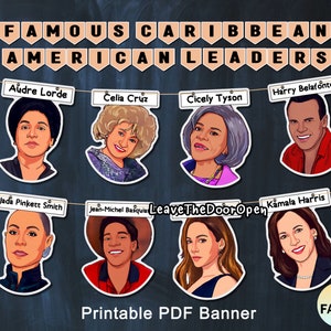 16 Faces, Caribbean American Heritage Month, Caribbean American Leaders ...