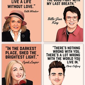 LGBT History Month, Lgbt Pride Month, Classroom Posters, Famous LGBTQ+ ...