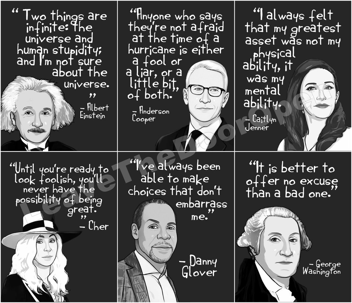 Famous People With Dyslexia 20 Printable Quote - Etsy