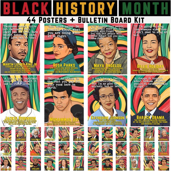 Black History Month Display - Etsy UK