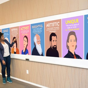 Famous People With Autism Posters, National Autism Acceptance Month ...