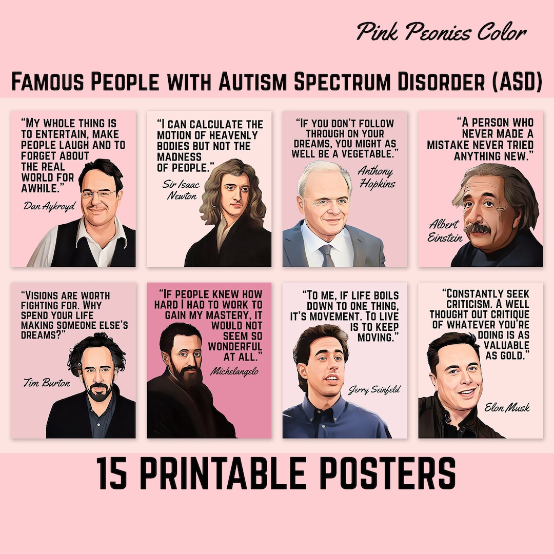 Famous People With Autism, Autism Awareness Day, National Autism ...