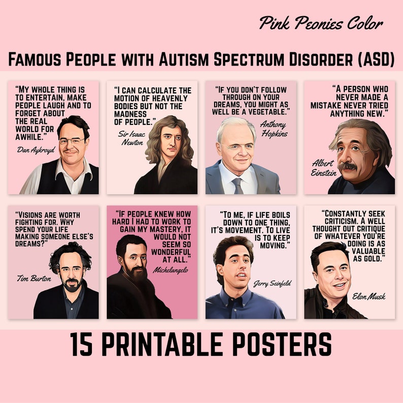 Famous People With Autism, Autism Awareness Day, National Autism ...