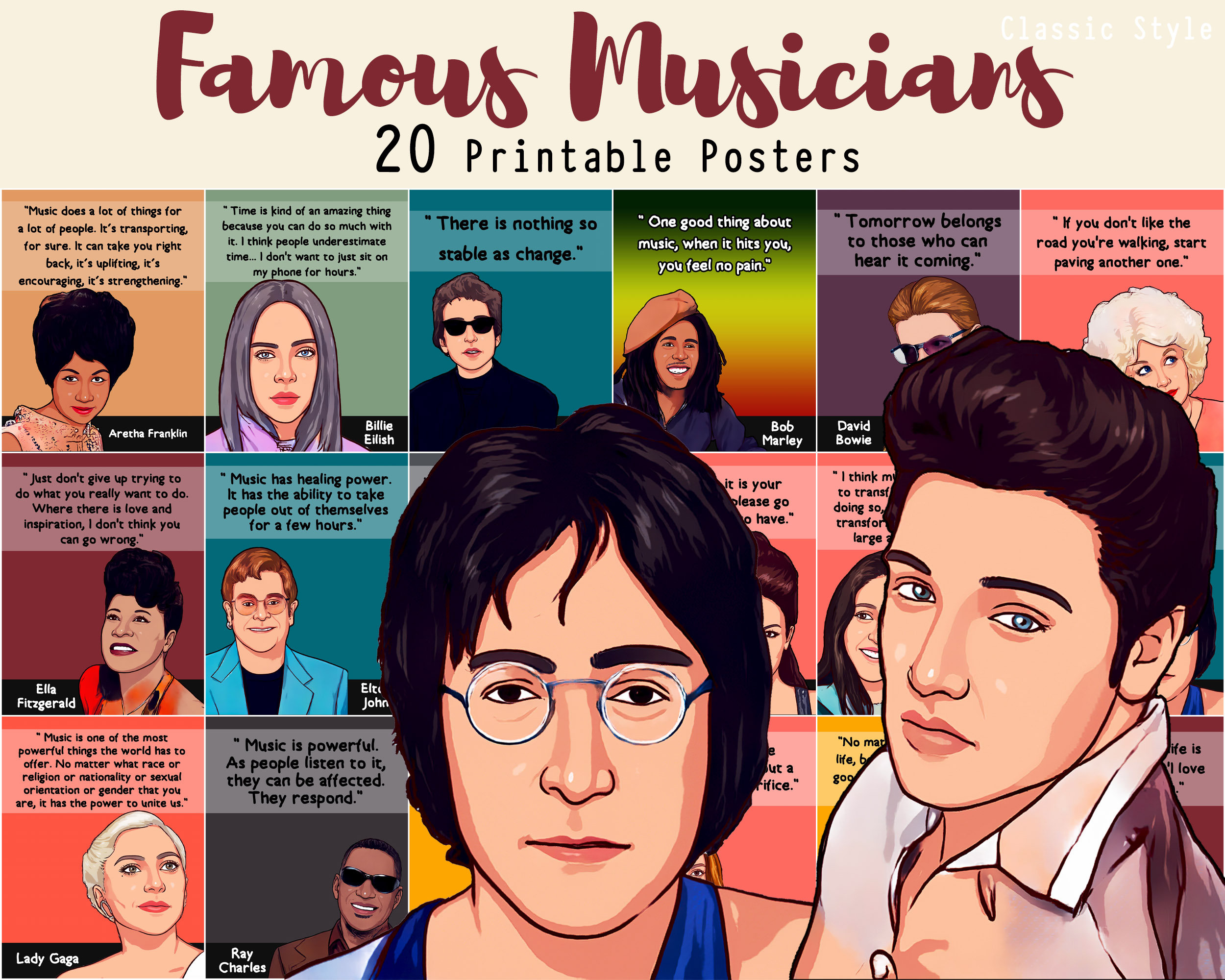 Famous Music Posters