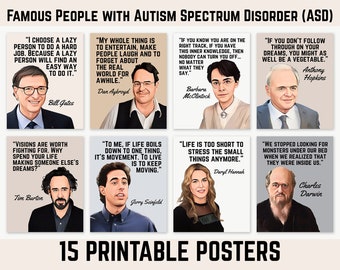 Famous People With Autism, Autism Awareness Day, National Autism ...