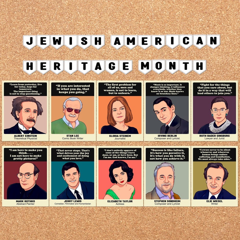 Jewish American Heritage Month Quotes, Printable Posters, Printable ...