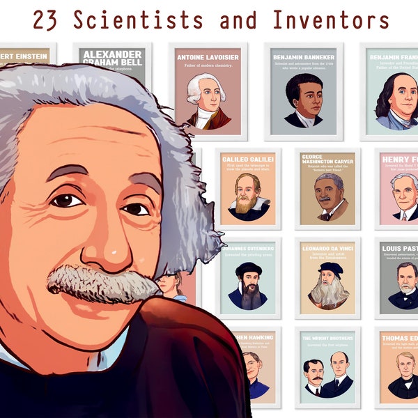Famous Scientists - Etsy
