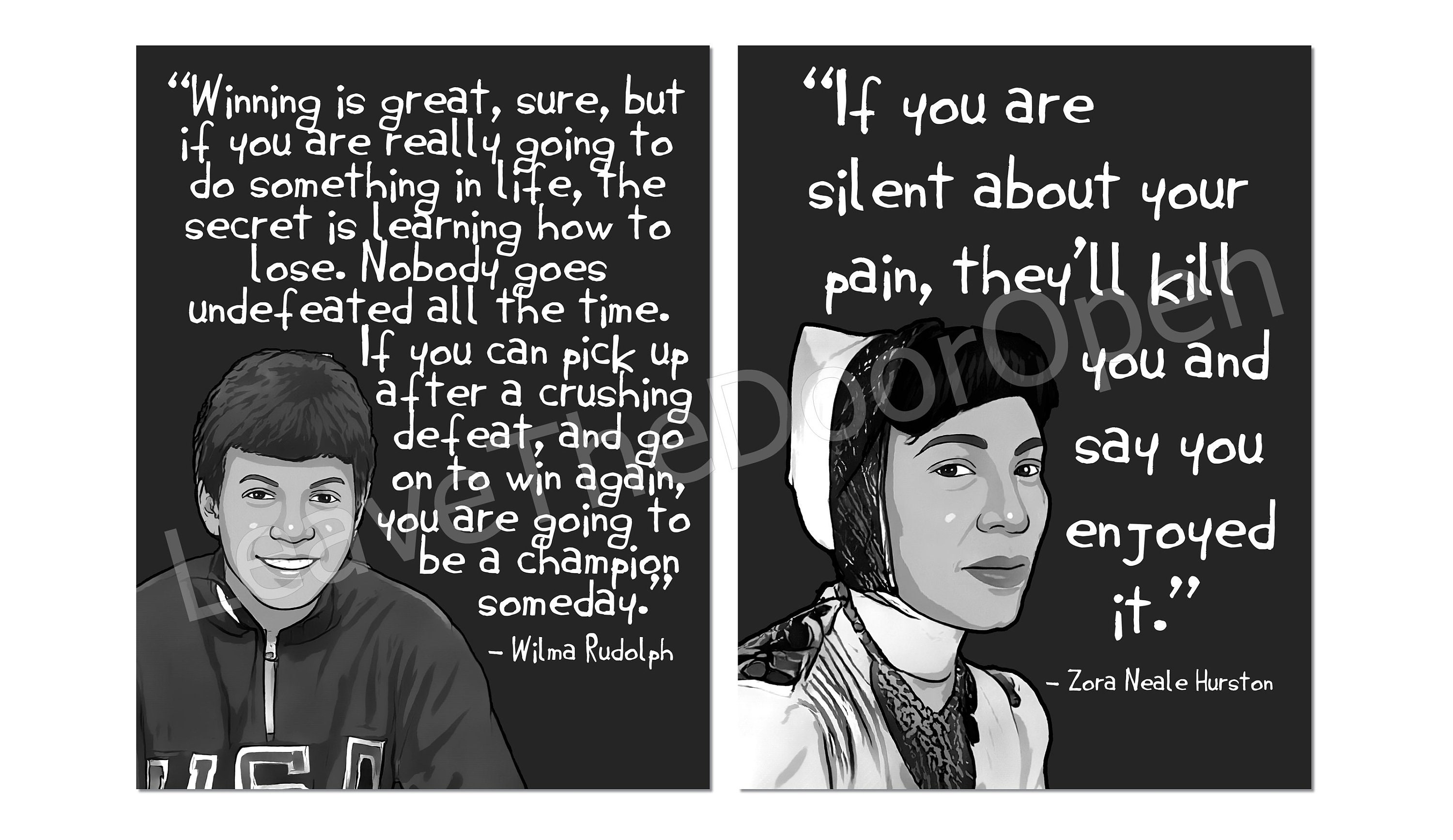 Dark Style, Famous People, Black History Month, 20 Classroom Posters ...