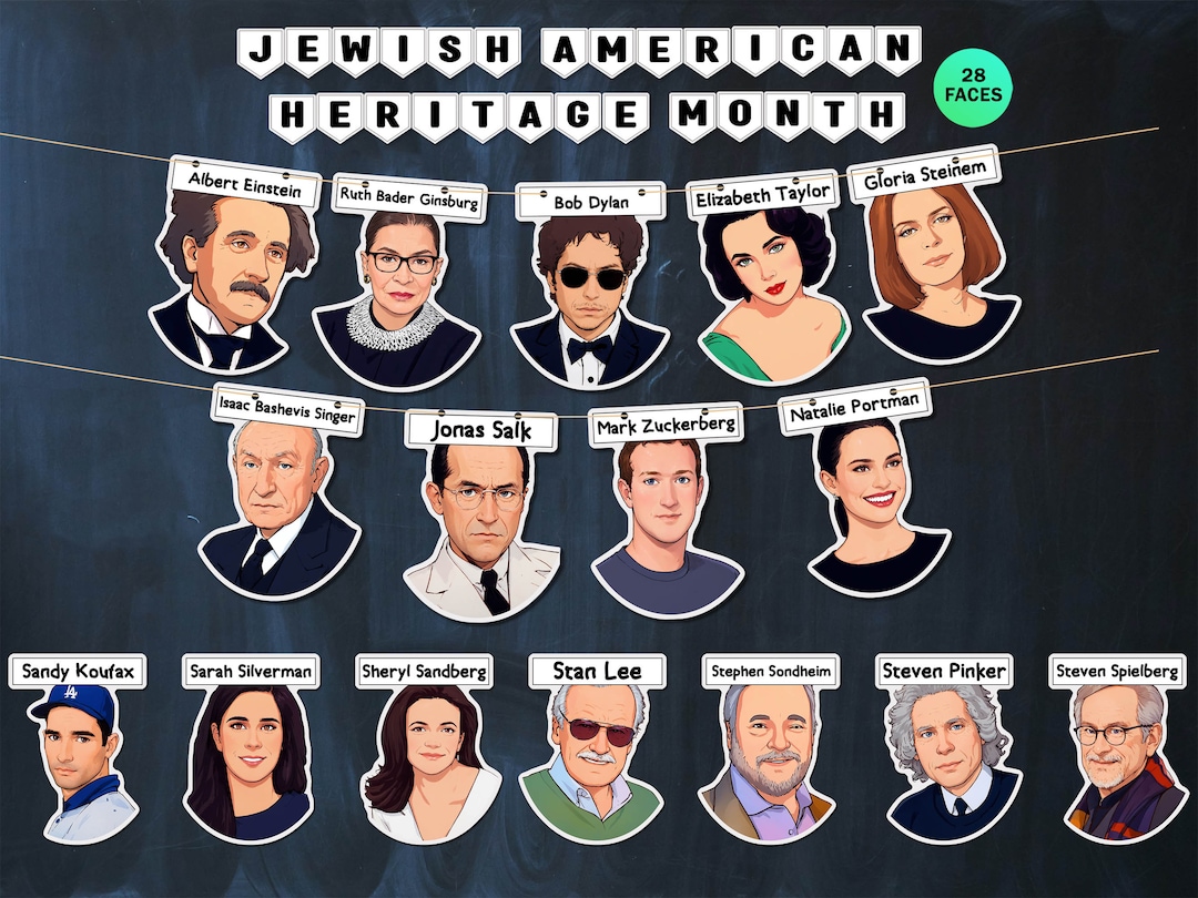 28 Faces, Jewish American Leaders, Jewish American Heritage Month ...