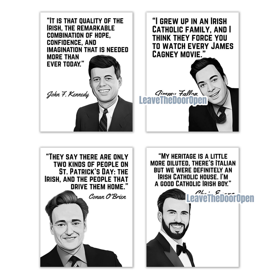 20 Famous Irish Americans Quotes, Irish American Heritage Month, Saint ...