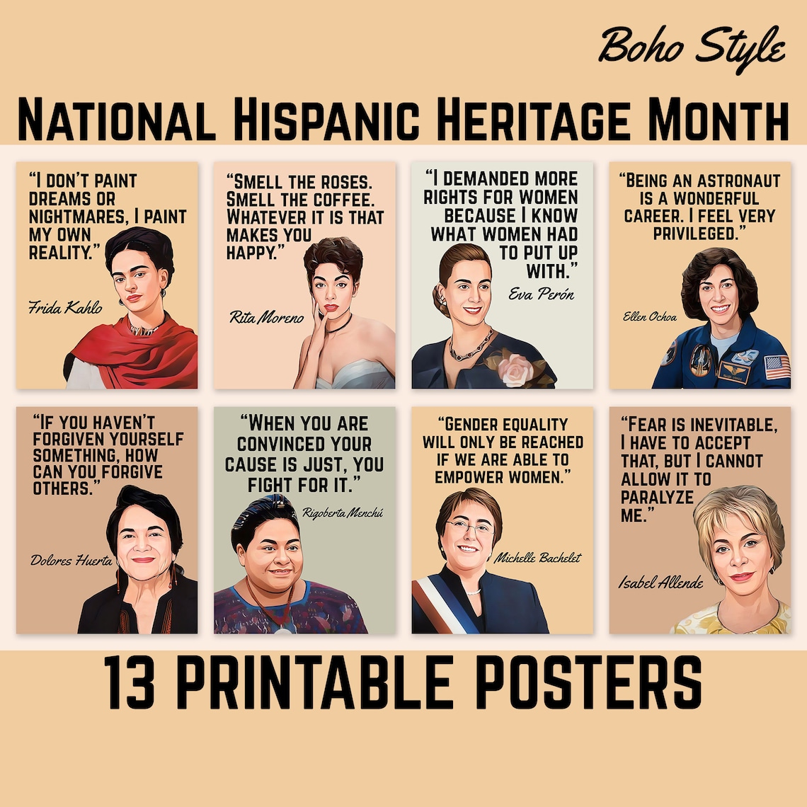 National Hispanic Heritage Month, Famous Hispanic Women in History ...
