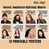 Famous Native American Leaders, Printable Indigenous Posters, National ...