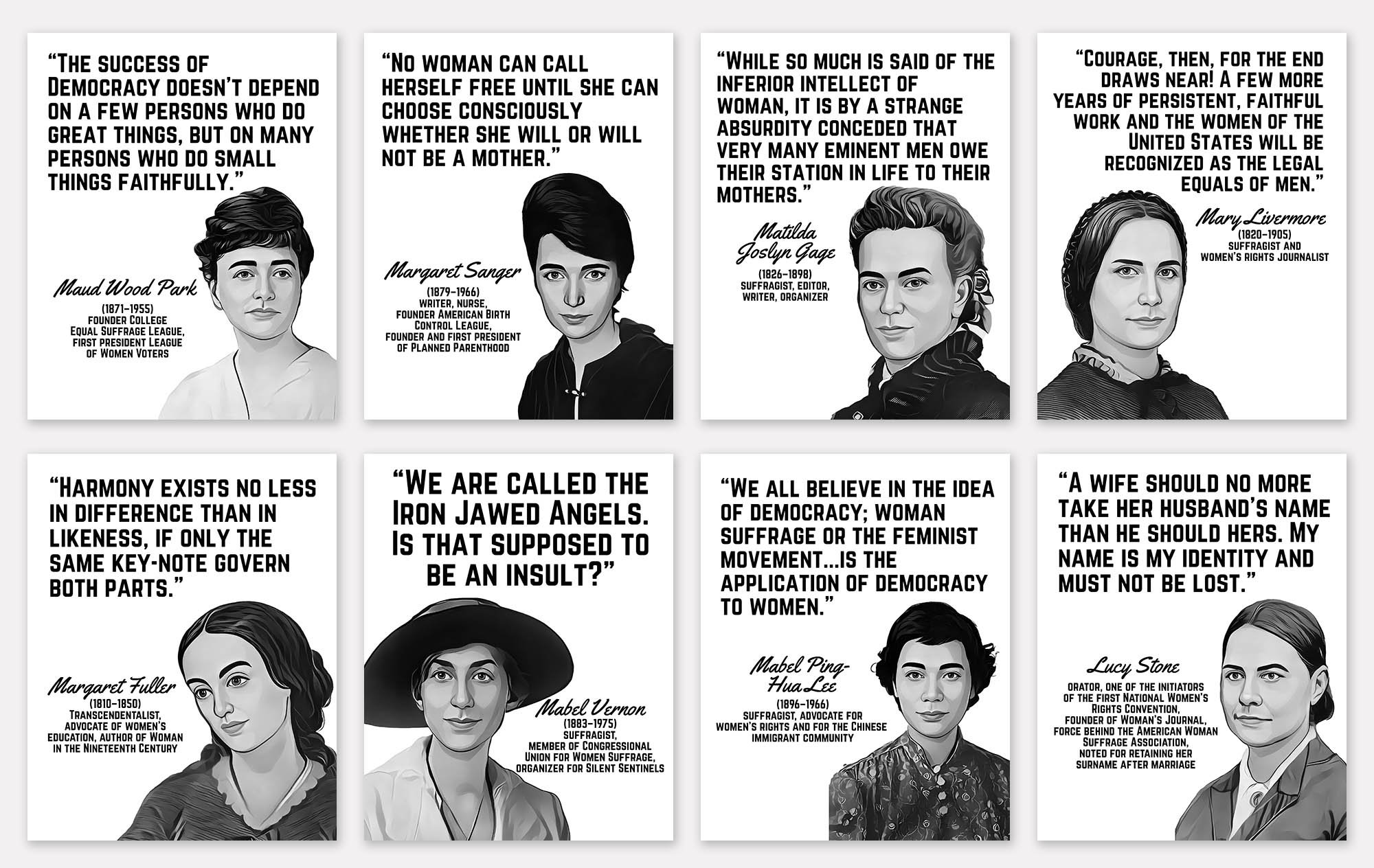 Women's History Month Posters Decor, American History, Famous Women ...