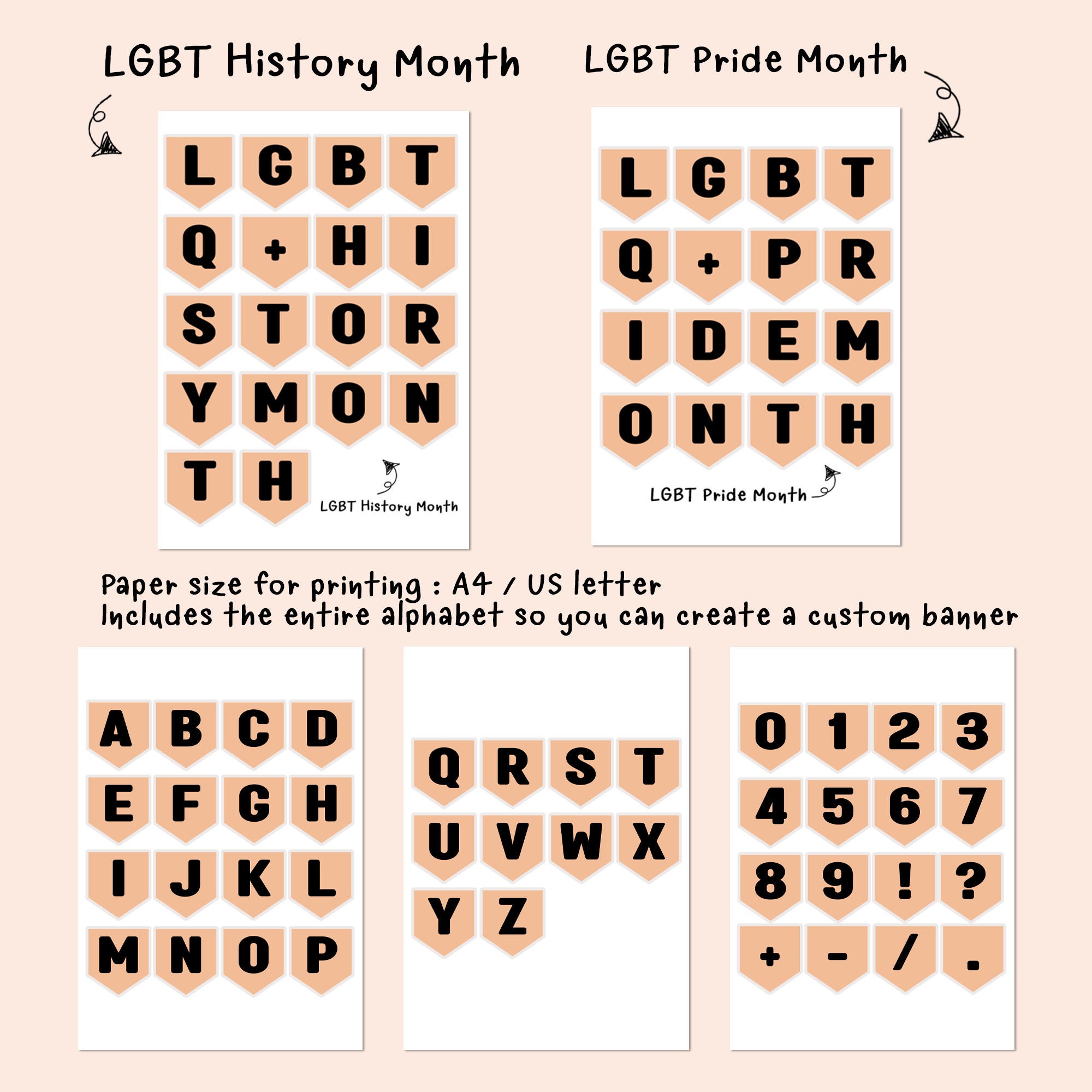 LGBTQ History Month LGBT Pride Month 25 Elementary - Etsy