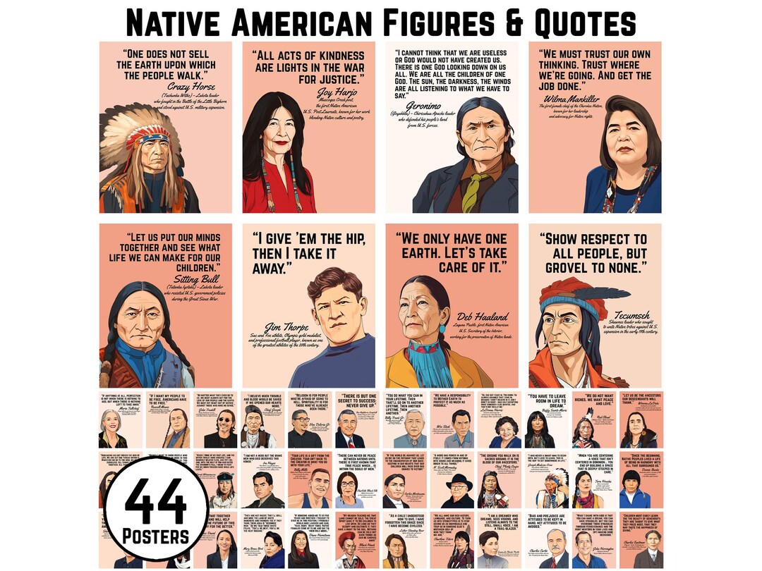Native American Heritage Month Posters, Inspiring Quotes, Indigenous ...