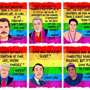 LGBT Pride Month Posters, LGBT History Month Bulletin Board Set ...