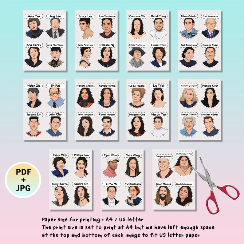 AAPI Heritage Month Bulletin Board Kit: 44 Inspiring Quotes & Vector ...