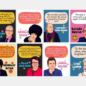 LGBTQ+, History Month, LGBT Pride Month, Groovy Decor, 25 Editable ...