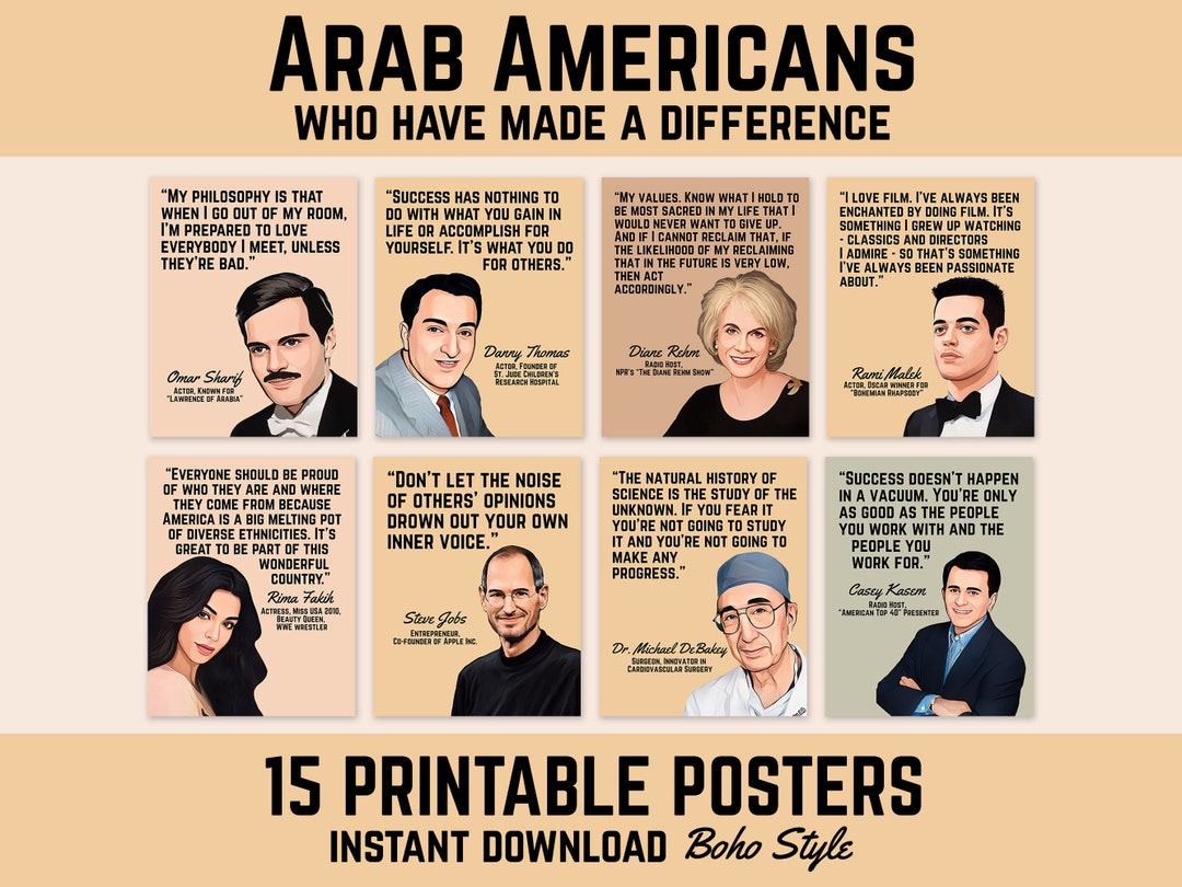15 Notable Arab Americans Who Have Made History, National Arab American ...
