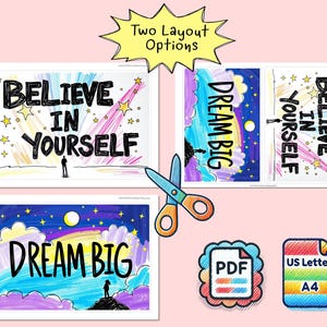 Motivational Bulletin Board Kit - Classroom New Year 2025 Decor ...