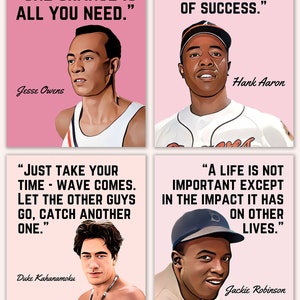 Digital Download Famous Athletes Posters, Classroom Decor, Office ...