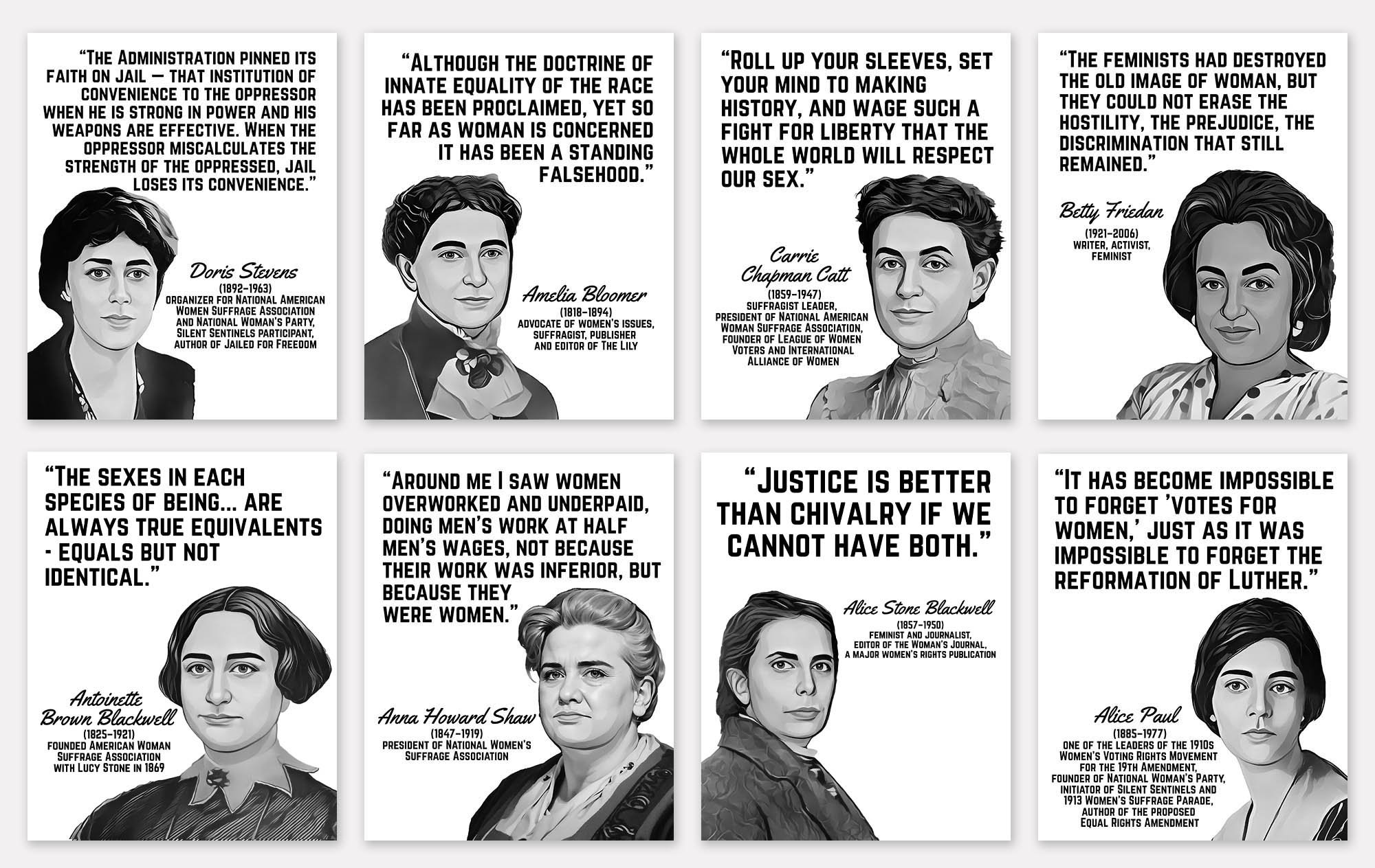 Women's History Month Posters Decor, American History, Famous Women ...