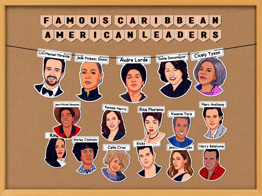 16 Faces, Caribbean American Heritage Month, Caribbean American Leaders ...