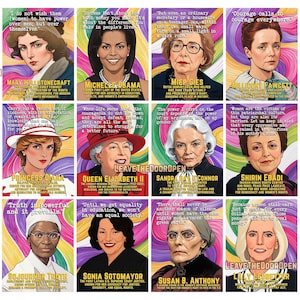 80 Influential Women, Women’s History Month Posters – Bulletin Board ...