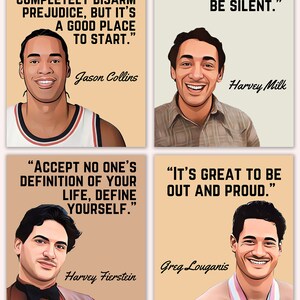 LGBT History Month, Lgbt Pride Month, Classroom Posters, Famous LGBTQ+ ...