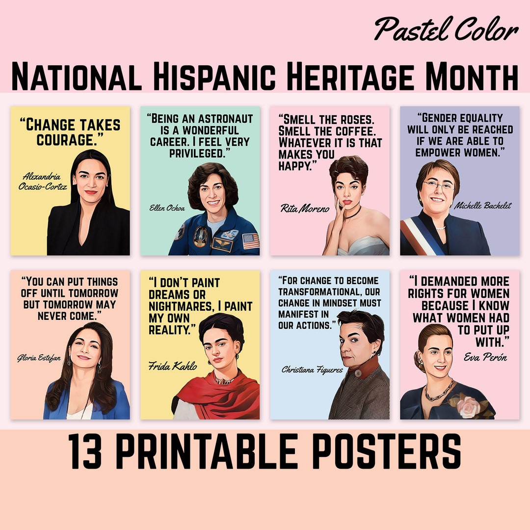 National Hispanic Heritage Month, Famous Hispanic Women in History ...