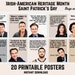 Asian American Leaders, 18 Printable Biography Posters, AAPI Heritage ...