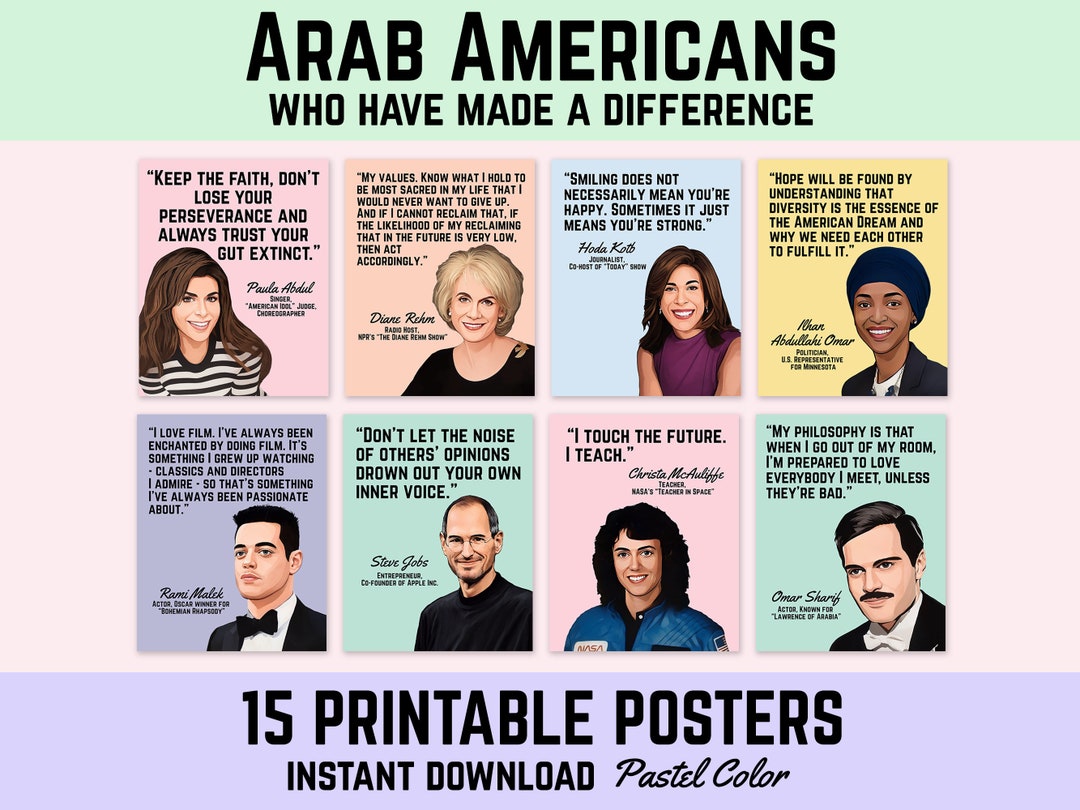 15 Notable Arab Americans Who Have Made History, National Arab American ...