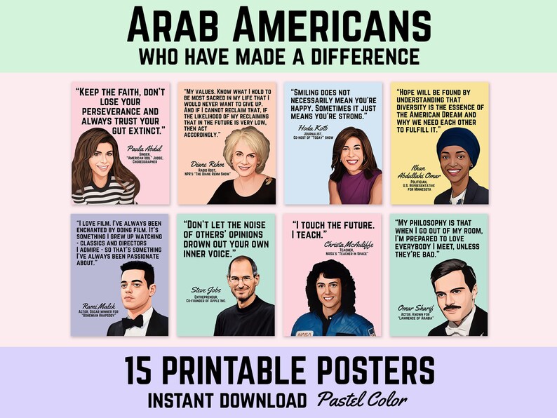 15 Notable Arab Americans Who Have Made History, National Arab American ...
