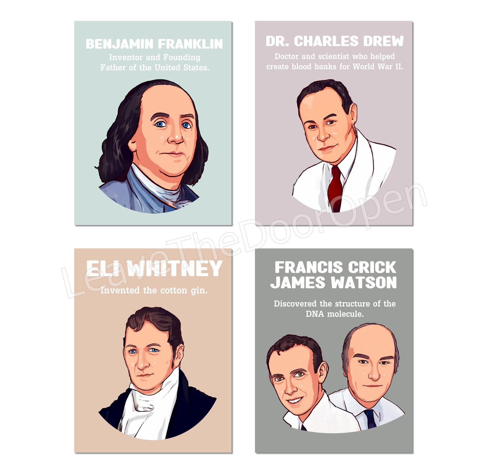23 Famous Scientists and Inventors Posters, STEM Classroom Decor ...