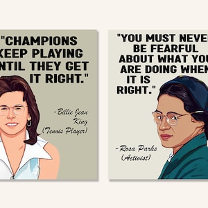 Women's History Month Inspirational Quotes, Women Changemakers ...