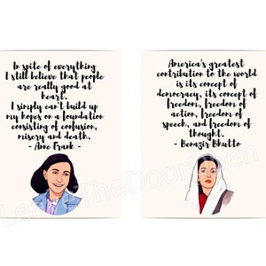 12 Famous Women in History Who Changed the World,teacher Wall Art ...