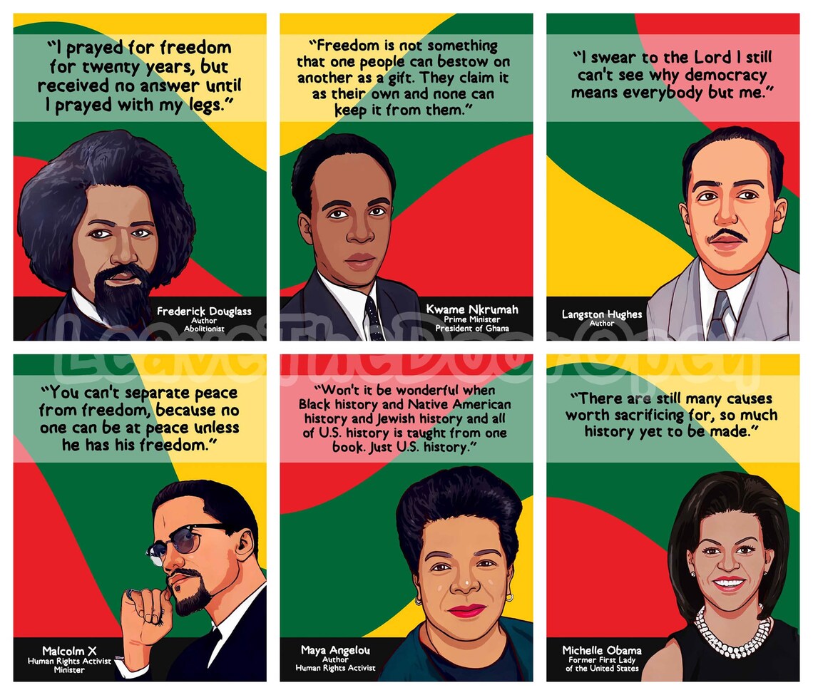 Juneteenth Quotes Posters, 14 Posters for Classroom Decor, June 19th ...