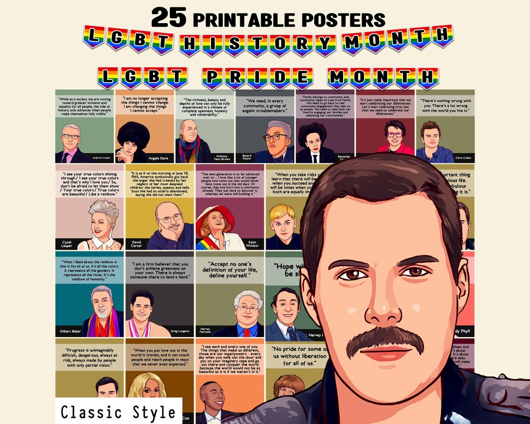 LGBTQ+, History Month, LGBT Pride Month, 25 Elementary Classroom ...