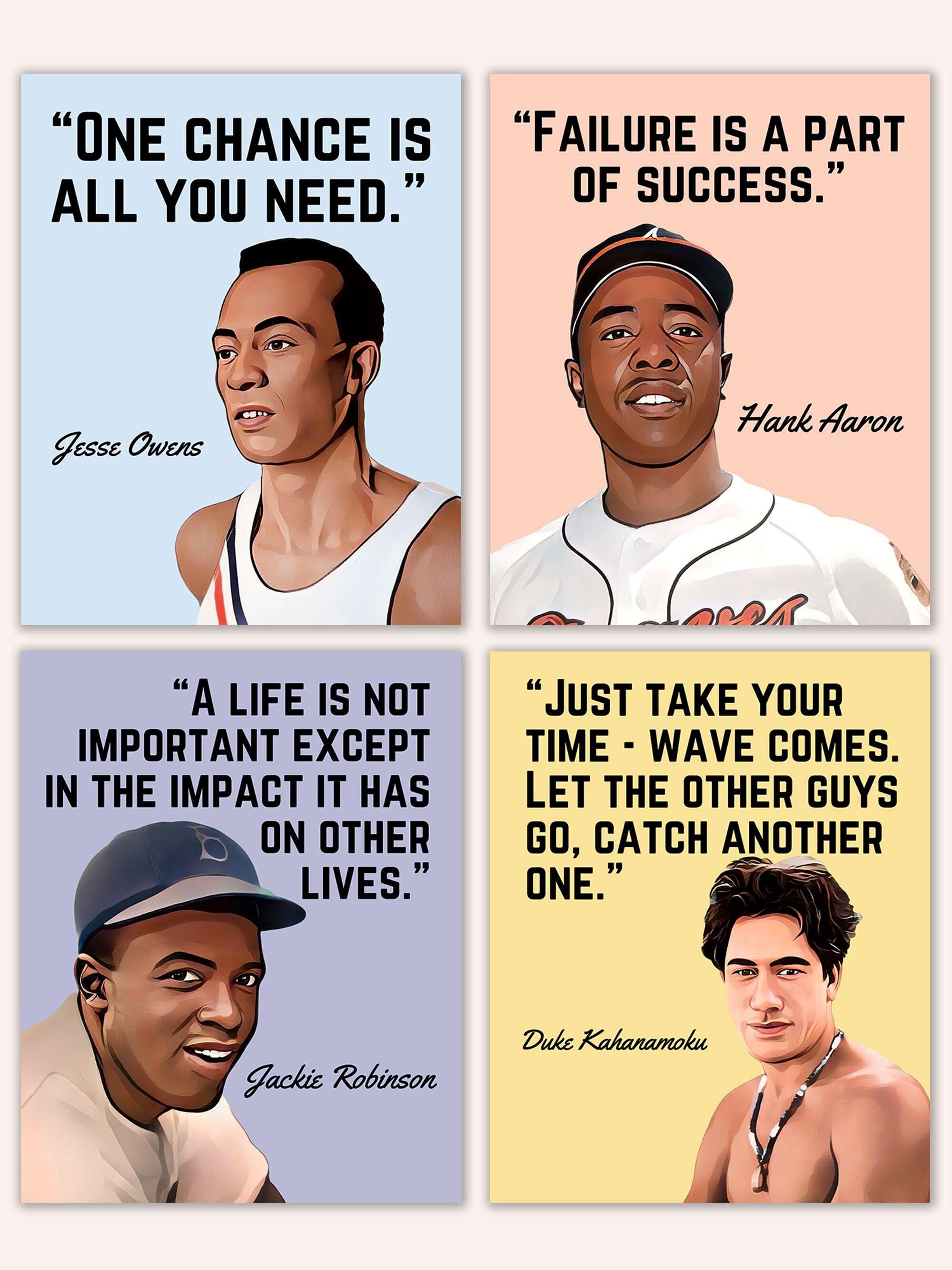 Digital Download Famous Athletes Posters, Classroom Decor, Office ...