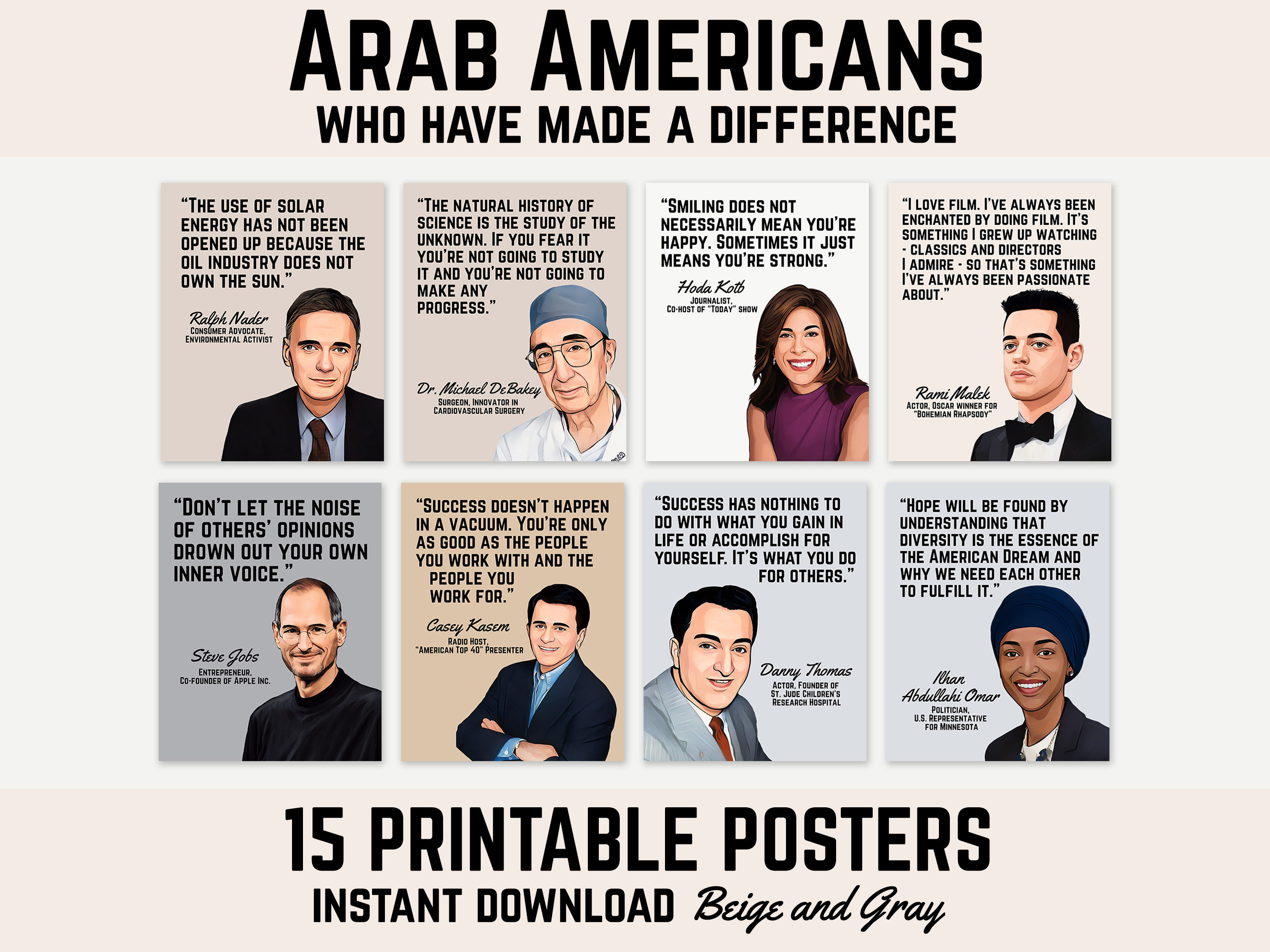 15 Notable Arab Americans Who Have Made History, National Arab American ...