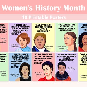 Women's History Month Inspirational Quotes, Women Changemakers ...