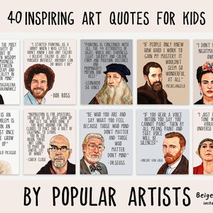 40 Famous Art Quotes for Kids by Artists - Classroom & Office Posters ...