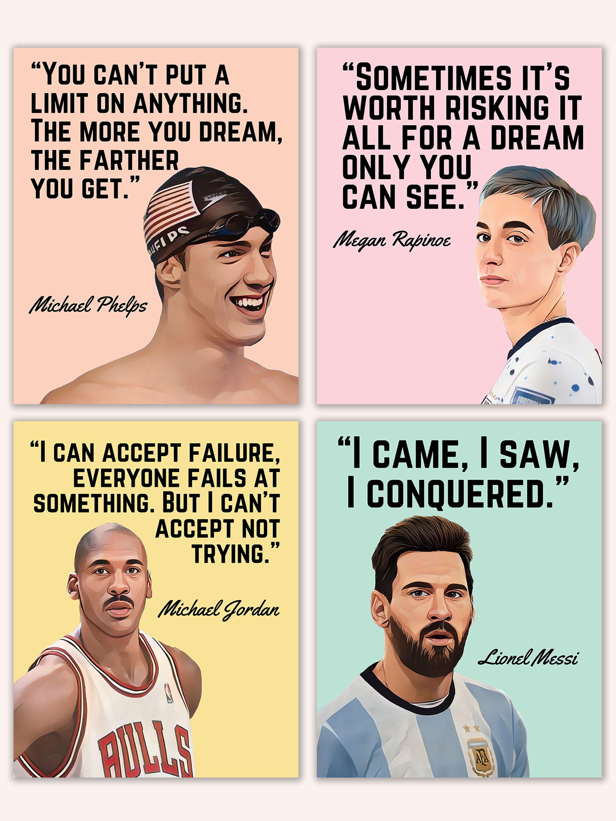 Digital Download Famous Athletes Posters, Classroom Decor, Office ...