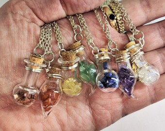 Mini Bottle Necklace - Etsy