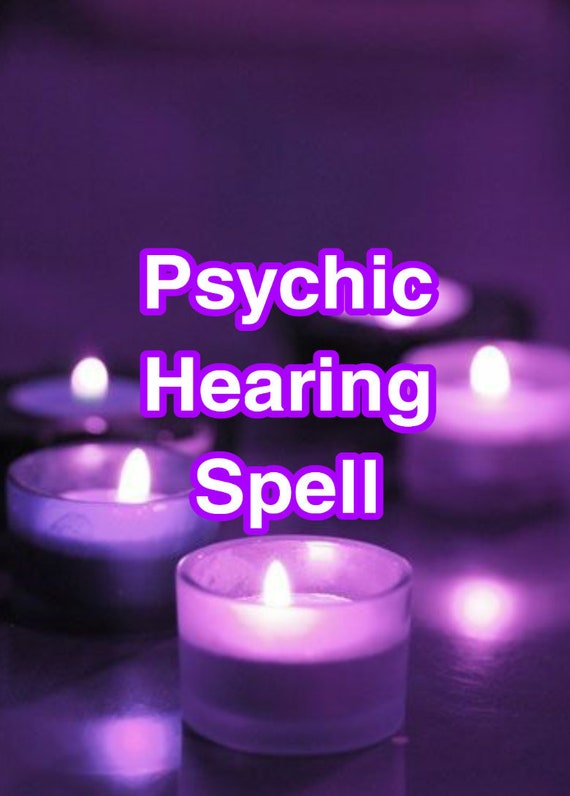 Clairaudient SpellFor Hearing Ghosts Spirits And Deities | Etsy